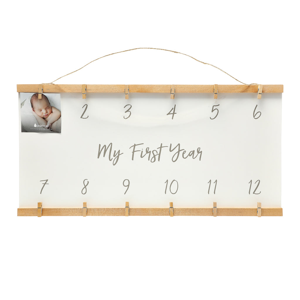 my first year wall art frame – Pearhead